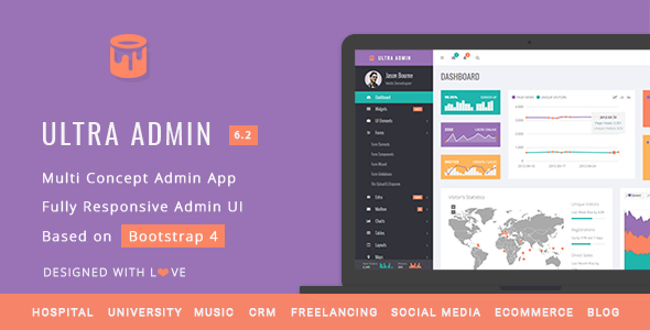 Ultra - Multi Purpose Admin Theme by themepassion | ThemeForest